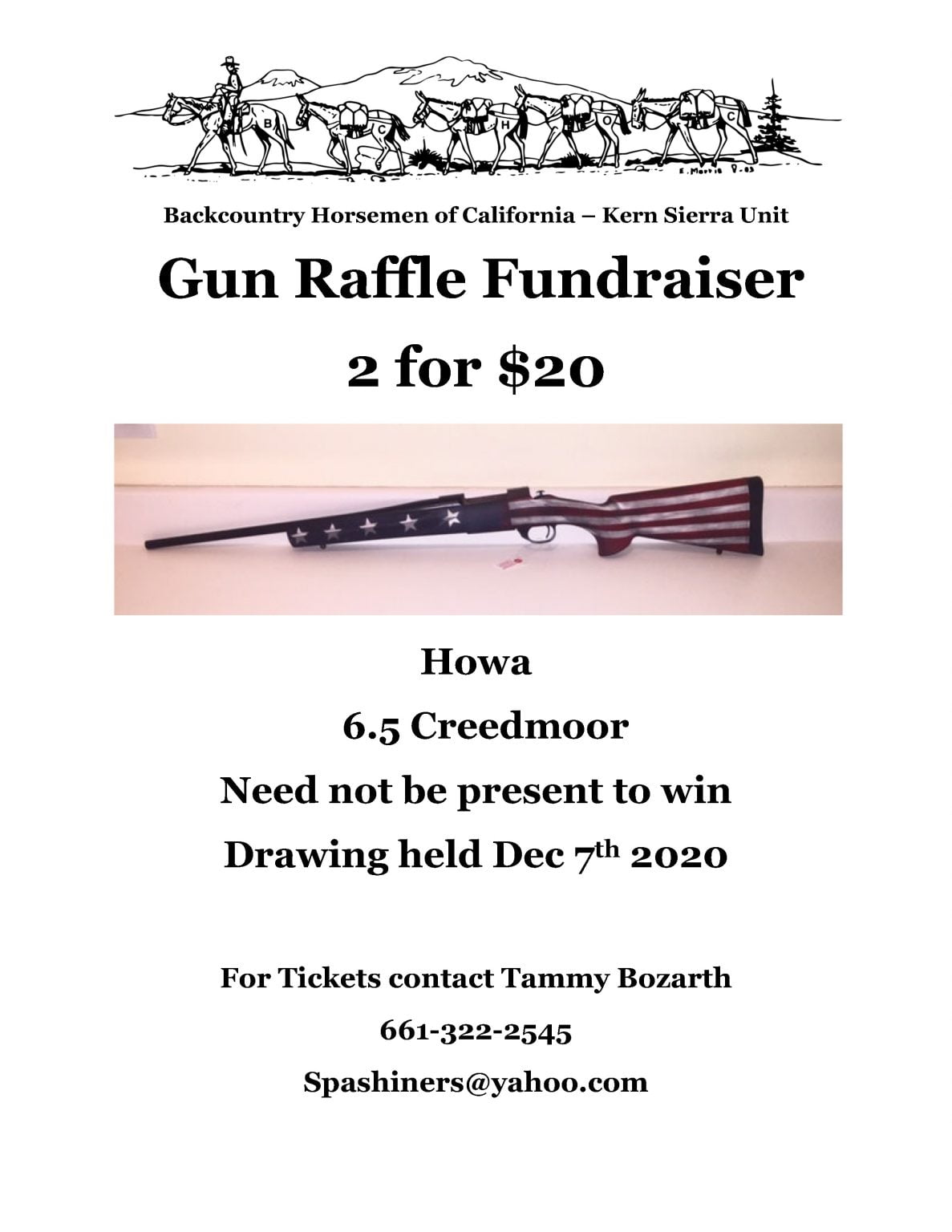 Gun Raffle Kern Sierra Unit